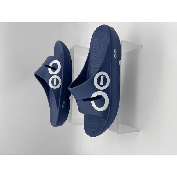 OOFOS | Shoes | Oofos Original Recovery Slides Navy Blue | Poshmark